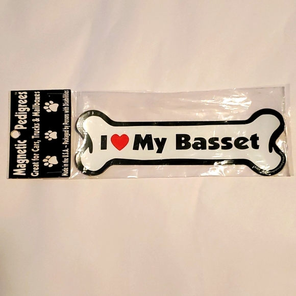 Pet Gifts USA | Dog | Pet Gifts Usa Basset Dog Bone Magnet | Poshmark